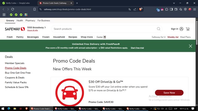 Safeway Discount Codes - $30 Off (4 Verified) Jun 2025