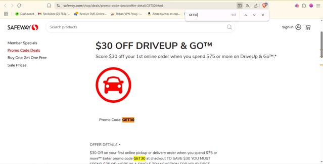 Safeway Discount Codes - $30 Off (4 Verified) Jun 2025