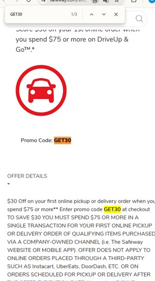 Safeway Discount Codes - $30 Off (3 Verified) Jun 2025