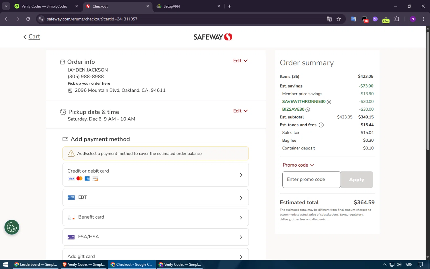 Safeway Promo Codes - $30 Off (1 Verified) Jan 2026