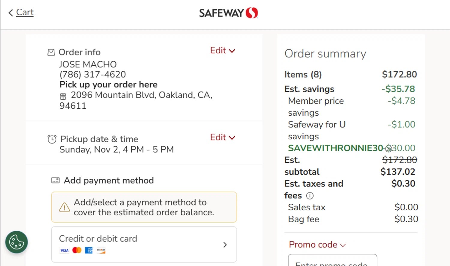 Safeway Promo Codes - $30 Off (1 Verified) Dec 2025