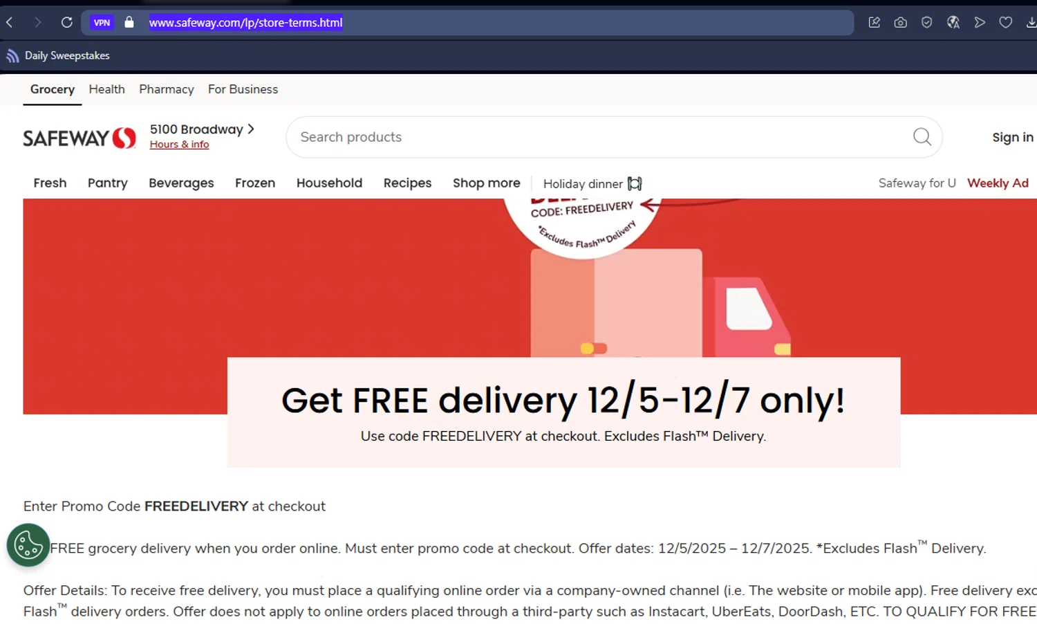 Safeway Promo Codes - $30 Off (1 Verified) Jan 2026