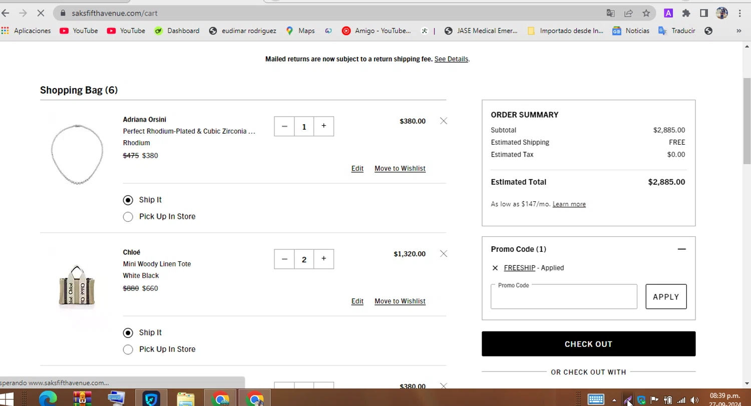 Saks Fifth Avenue Promo Codes - 10% Off | October 2024