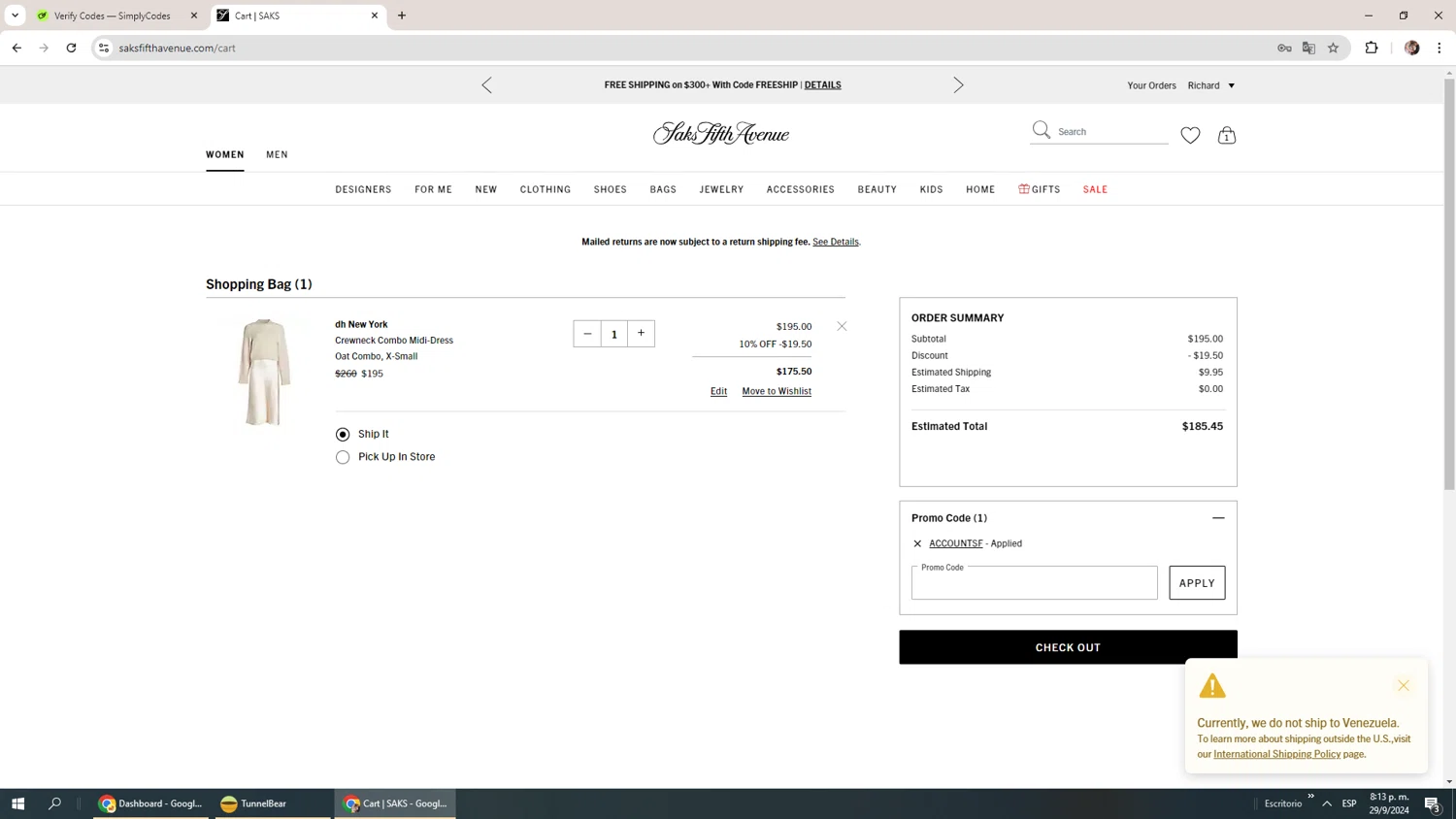 Saks Fifth Avenue Promo Codes - 10% Off | October 2024