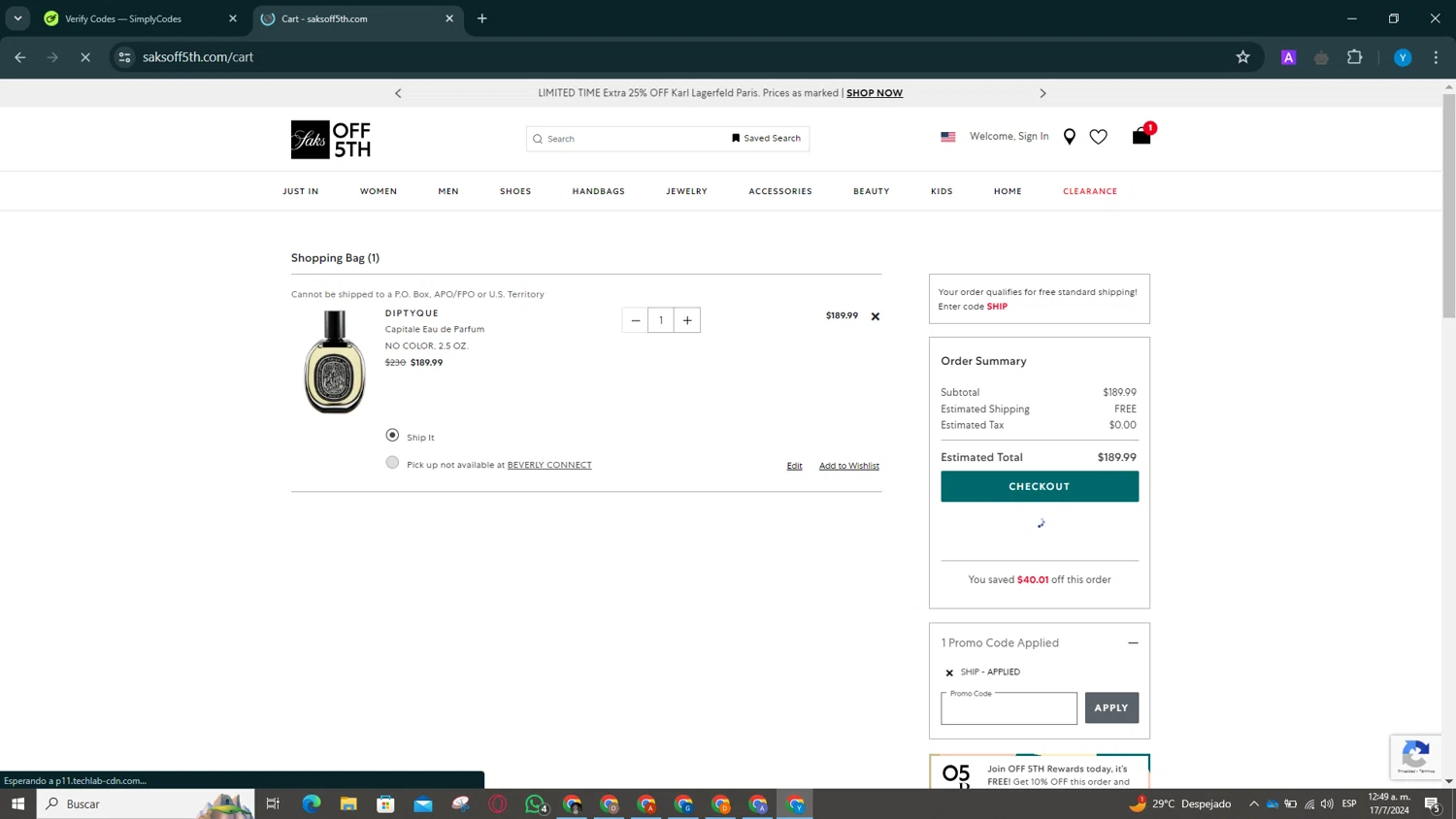 Saks OFF 5TH Promo Codes – 40% Off | July 2024