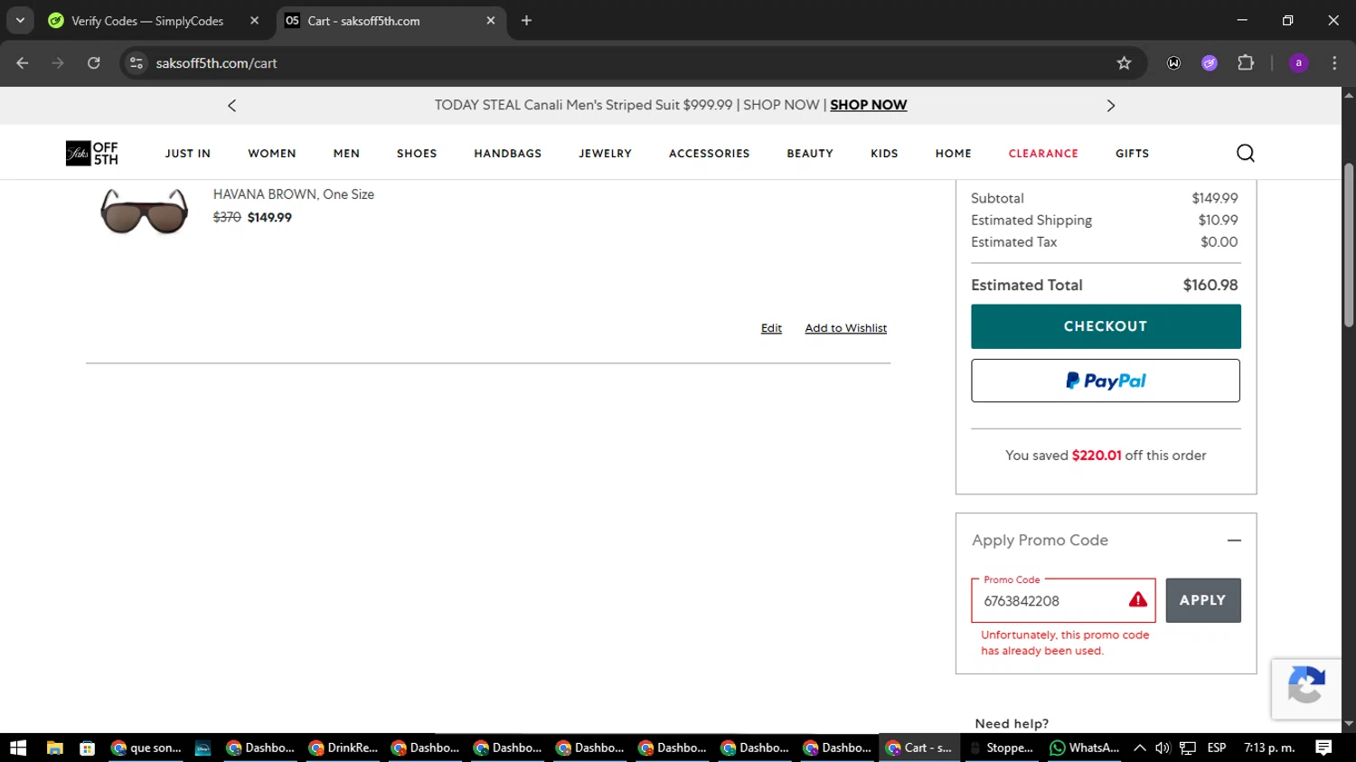 Saks Off 5TH Promo Codes - 10% Off (Verified) Nov 2025