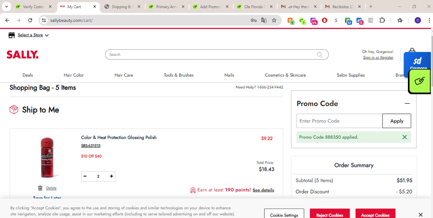 Sally Beauty Coupons - 10% Off | September 2024