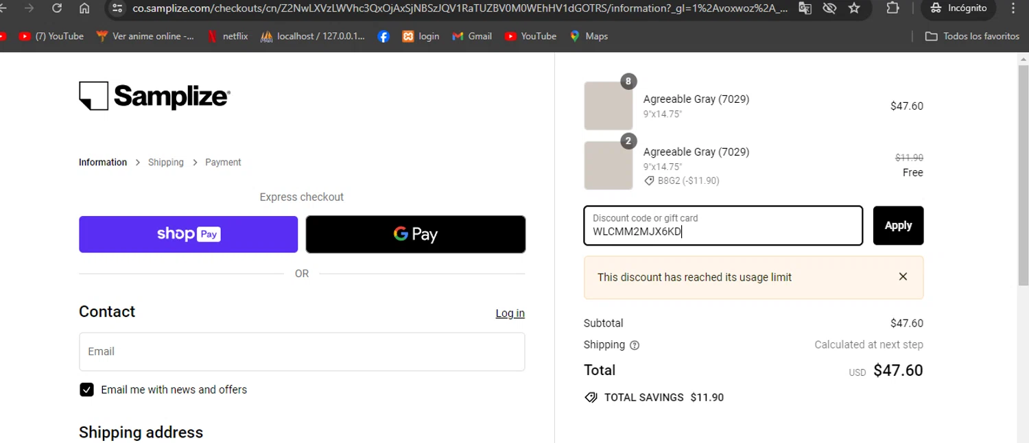 Samplize Coupon Codes - 20% Off | September 2024