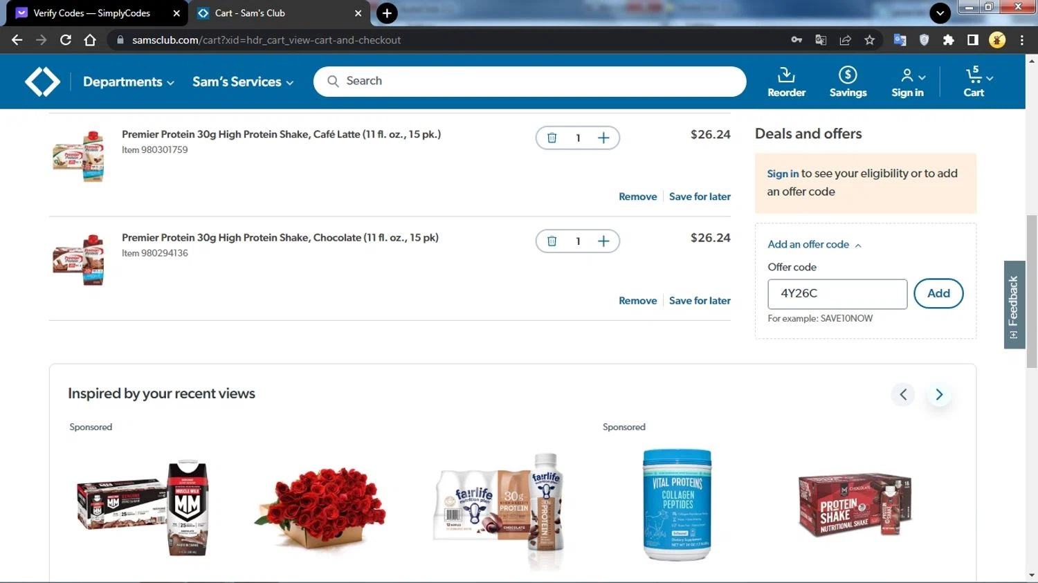 Sam's Club Promo Codes – 25% Off | August 2024