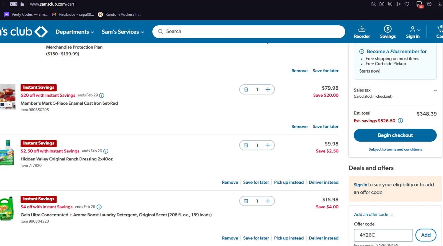 Sam's Club Coupons & Cyber Monday 2024 Deals - $40 Off