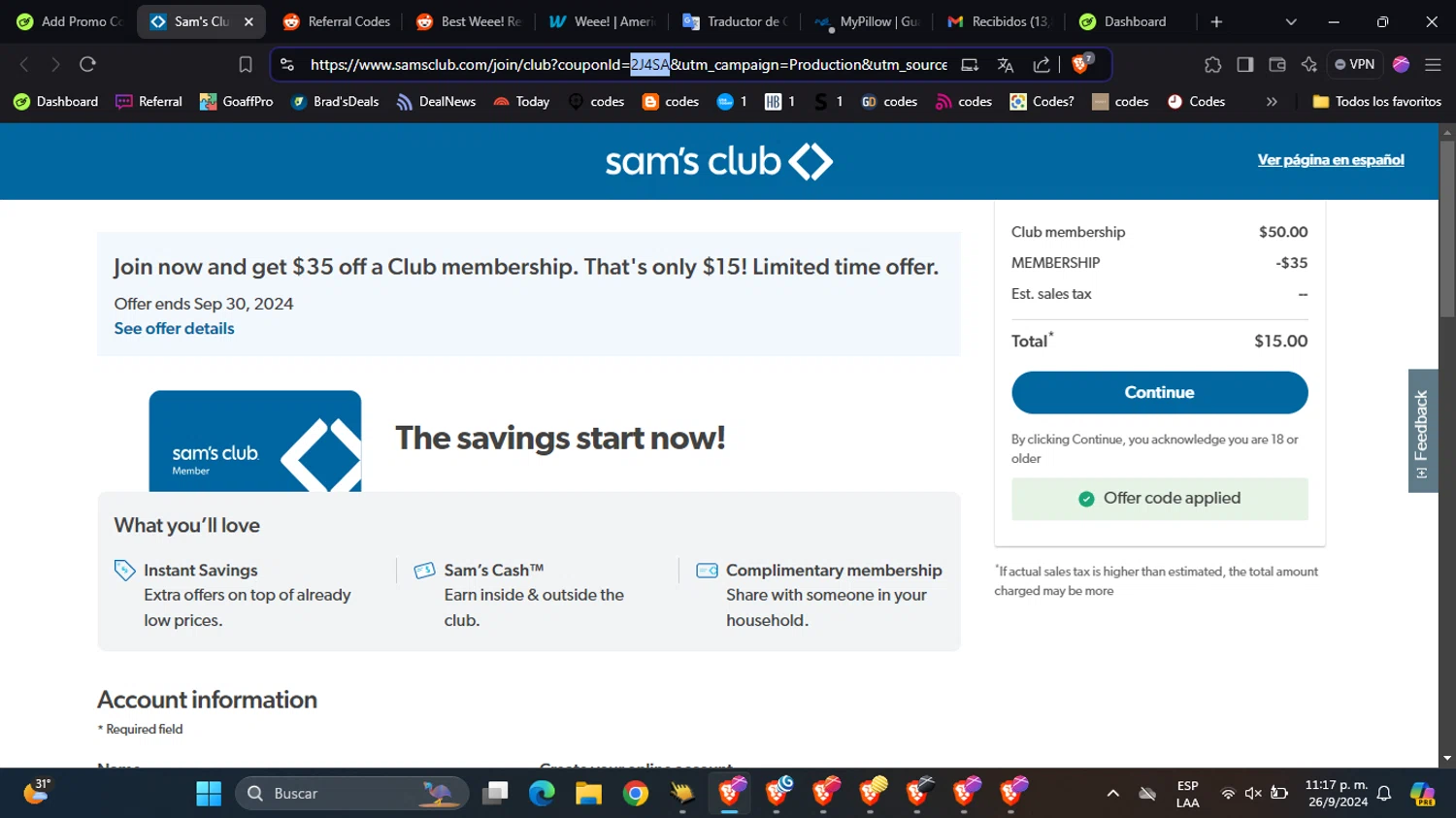 Sam's Club Coupons & Cyber Monday 2024 Deals - $40 Off