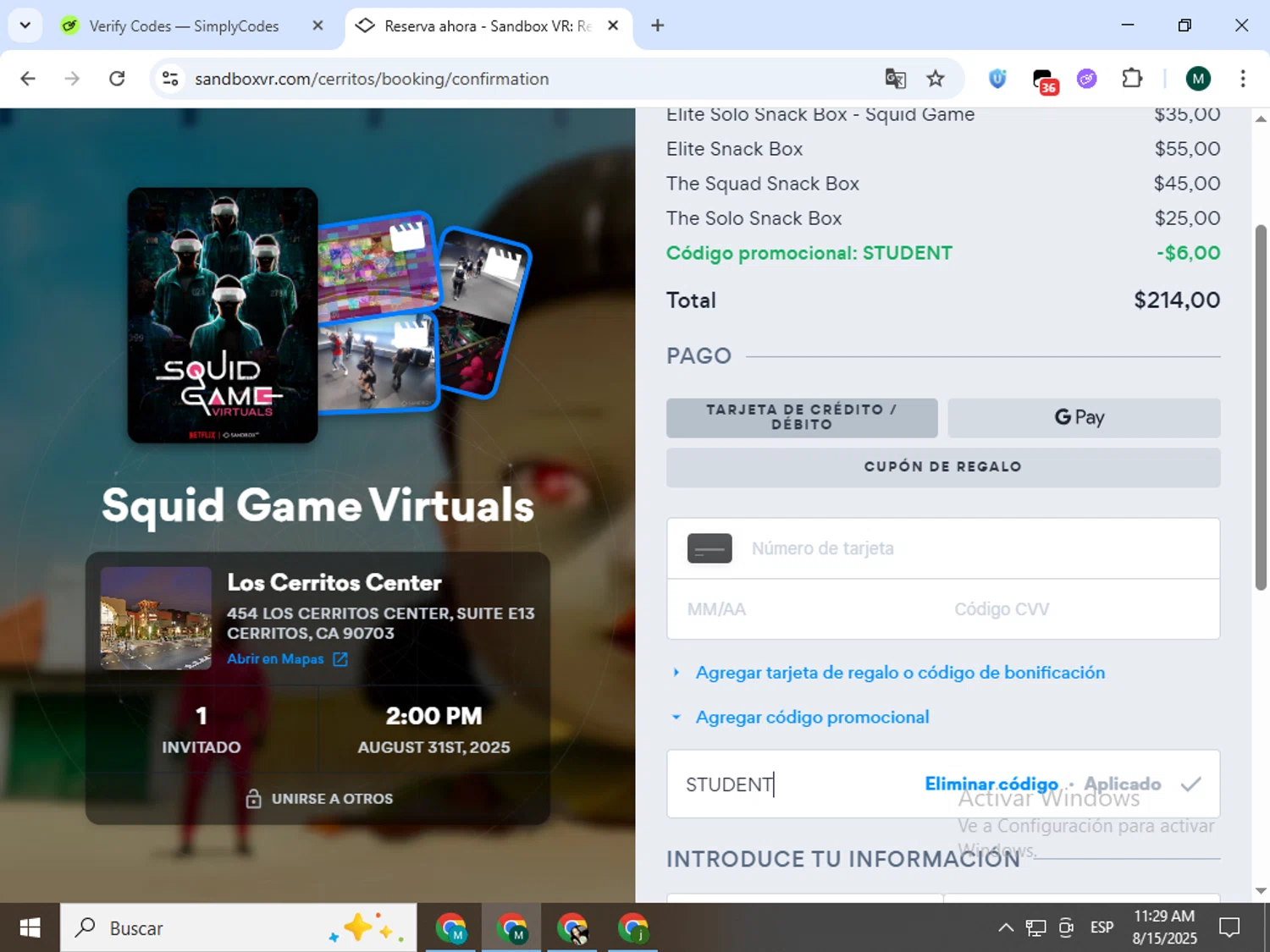 Sandbox VR Promo Codes - 25% Off (1 Verified) Dec 2025