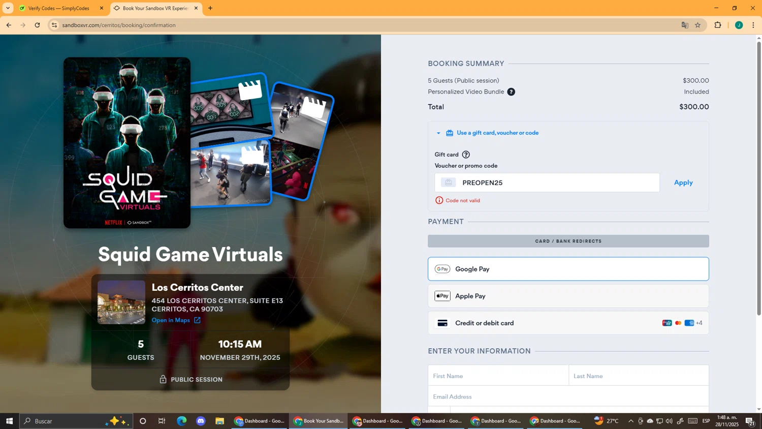 Sandbox VR Promo Codes - 25% Off (1 Verified) Feb 2026