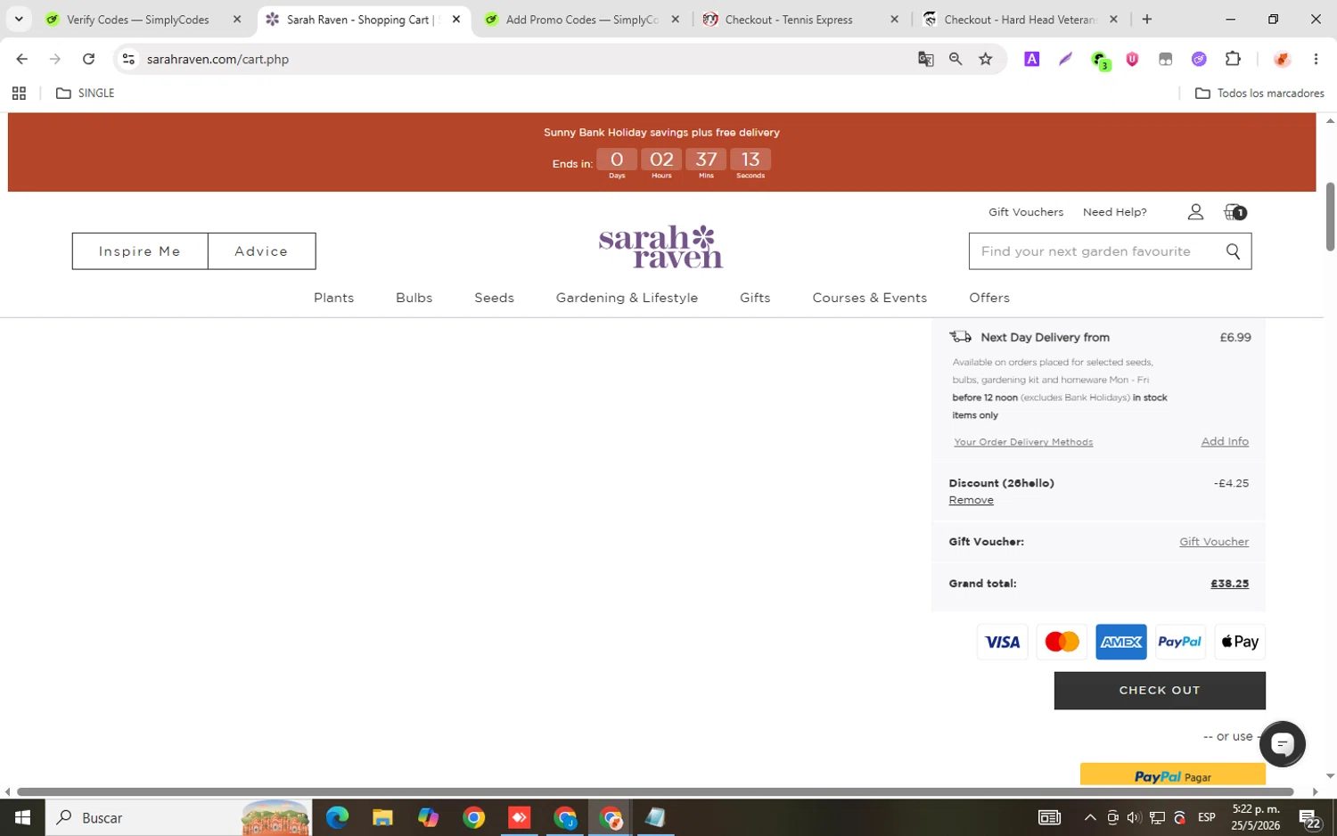 Sarah Raven Promo Codes - 10% Off (4 Verified) May 2026