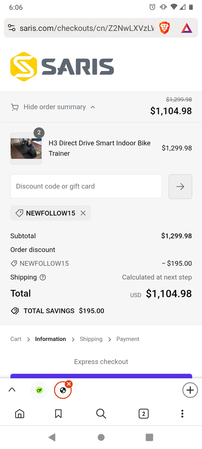 Saris Discount Codes - 15% Off | December 2024