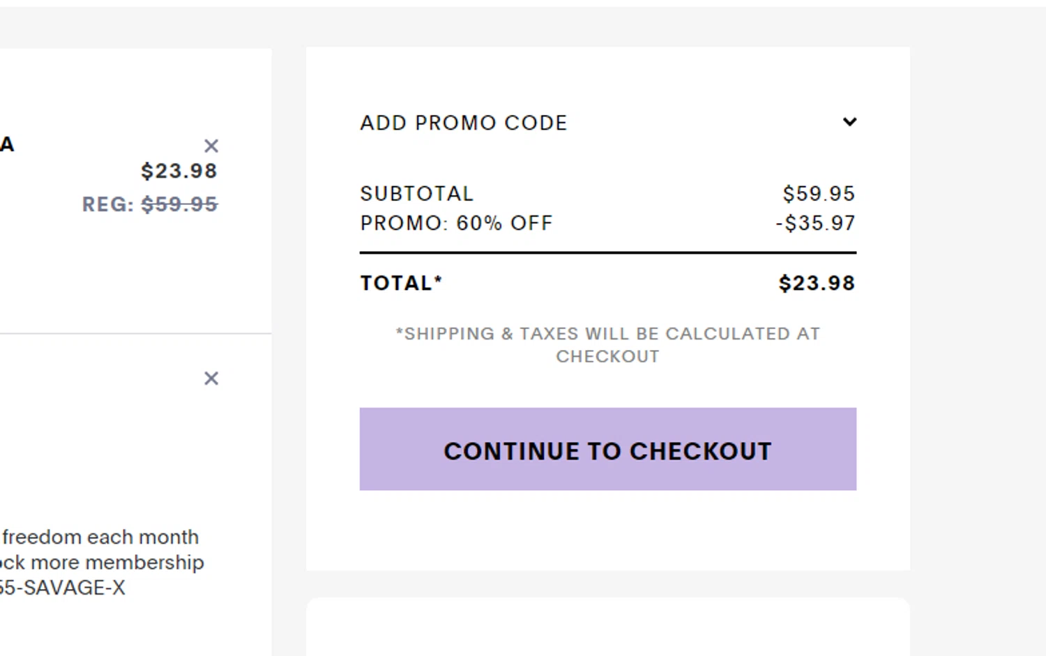 Savage X Fenty Promo Codes - 60% Off | September 2024