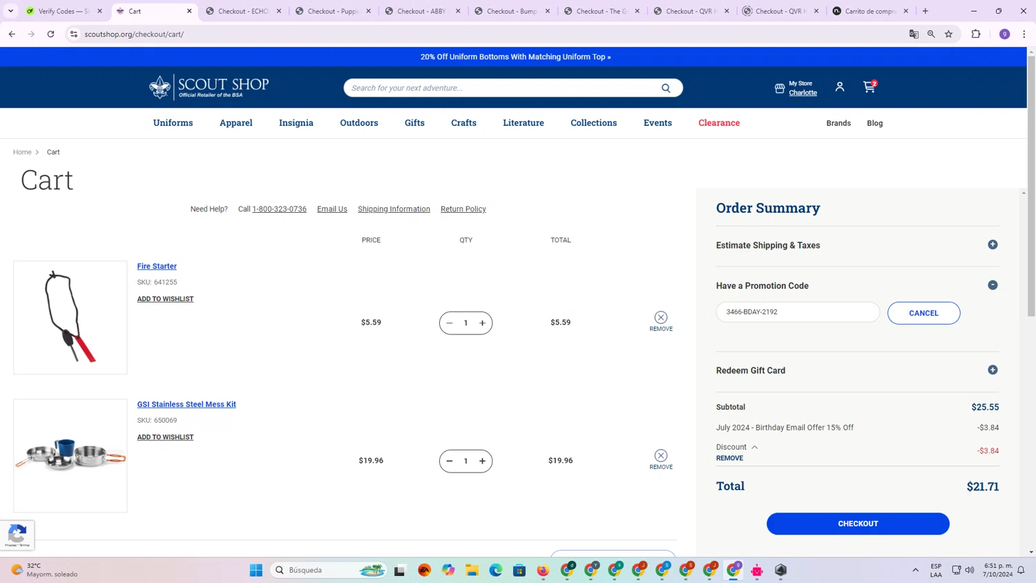 Scout Shop Promo Codes & Cyber Monday 2024 Deals - 15% Off