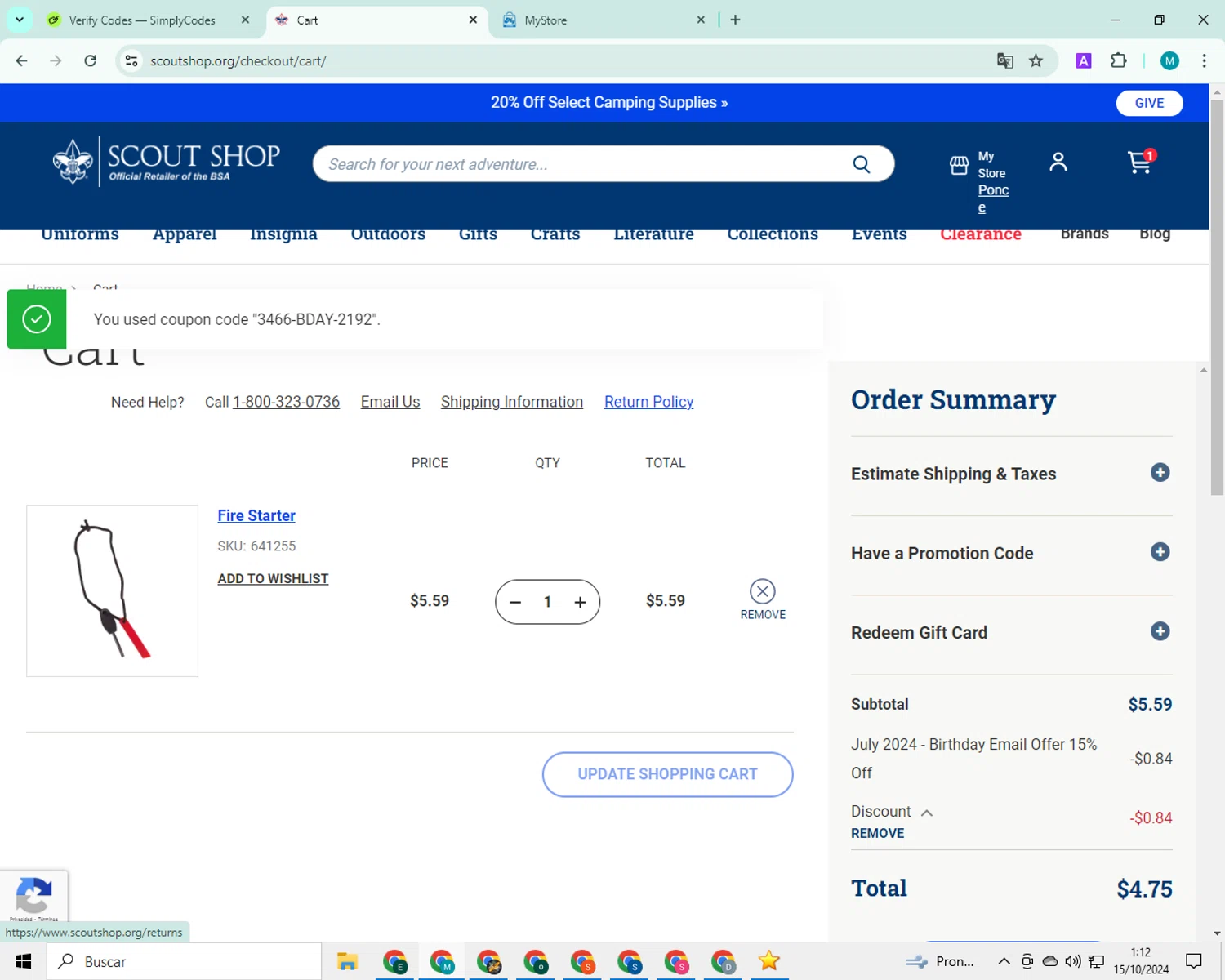 Scout Shop Promo Codes & Cyber Monday 2024 Deals - 15% Off