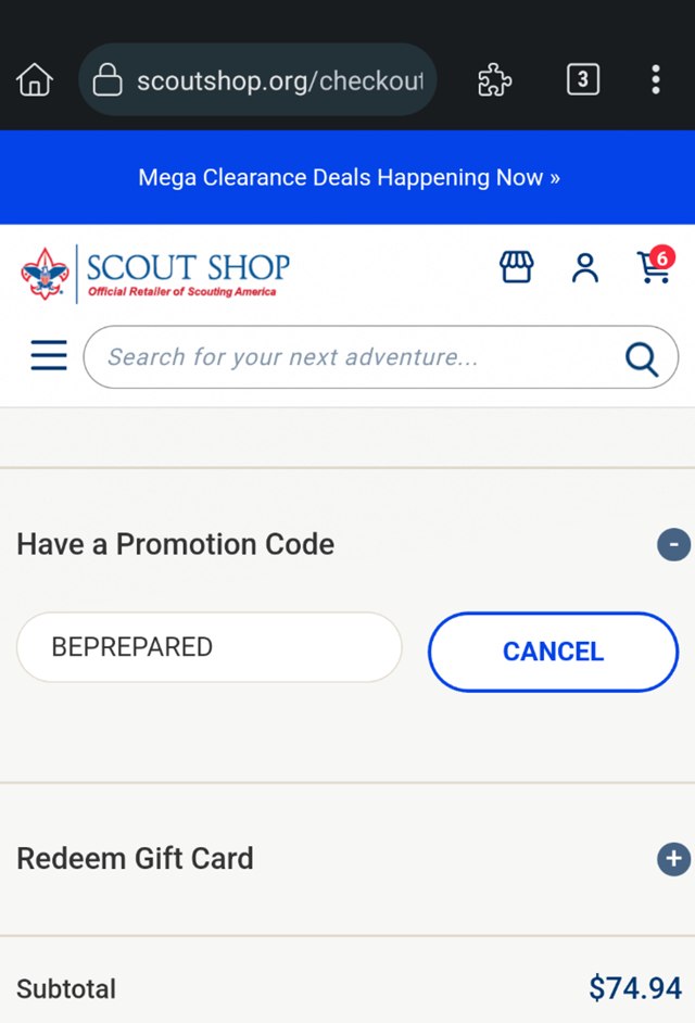Scout Shop Promo Codes (2 Verified) - $100 Off Mar 2025