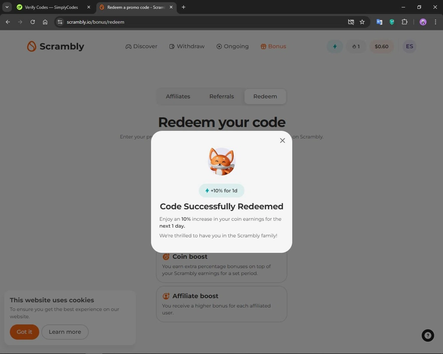 Scrambly Promo Codes - 20% Off | October 2024