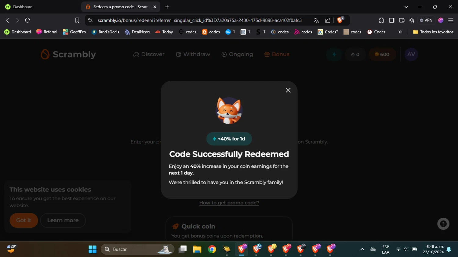 Scrambly Promo Codes - 50% Off | November 2024