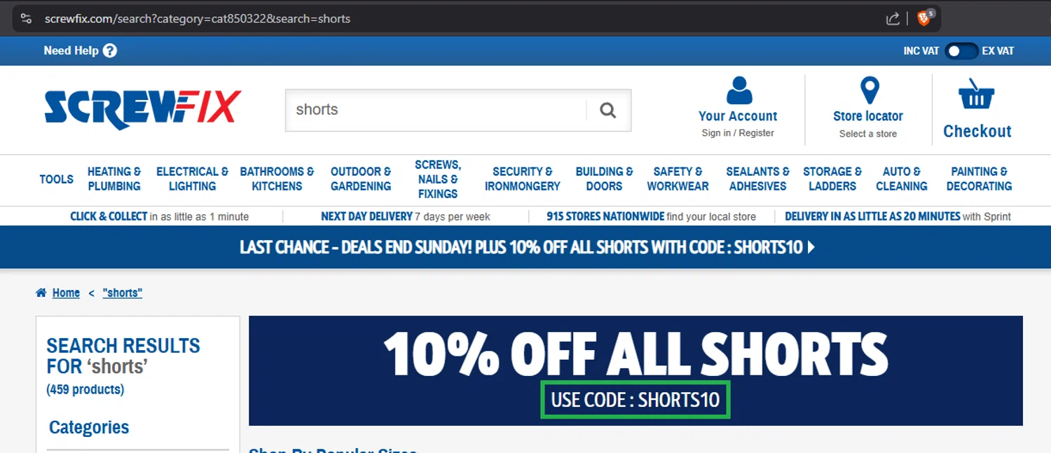 Screwfix Promo Codes - 10% Off Coupons Jul 2025
