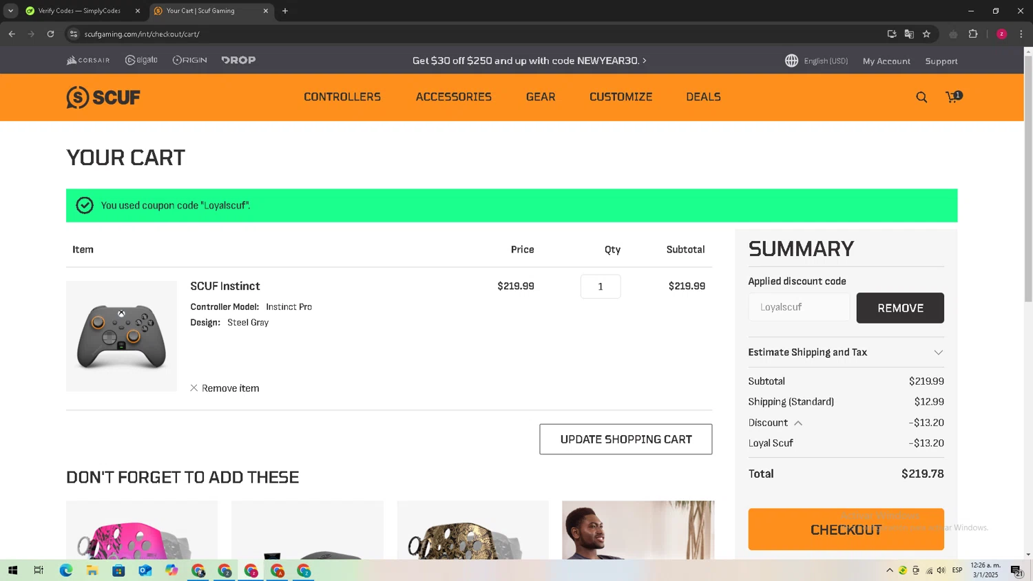 Scuf Gaming Discount Codes (51 Verified) - 6% Off Jan 2025