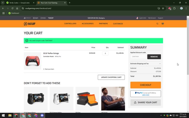 Scuf Gaming Discount Codes (51 Verified) - 6% Off Feb 2025
