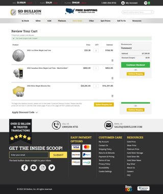 SD Bullion Promo Codes - 30% Off Coupons Aug 2025