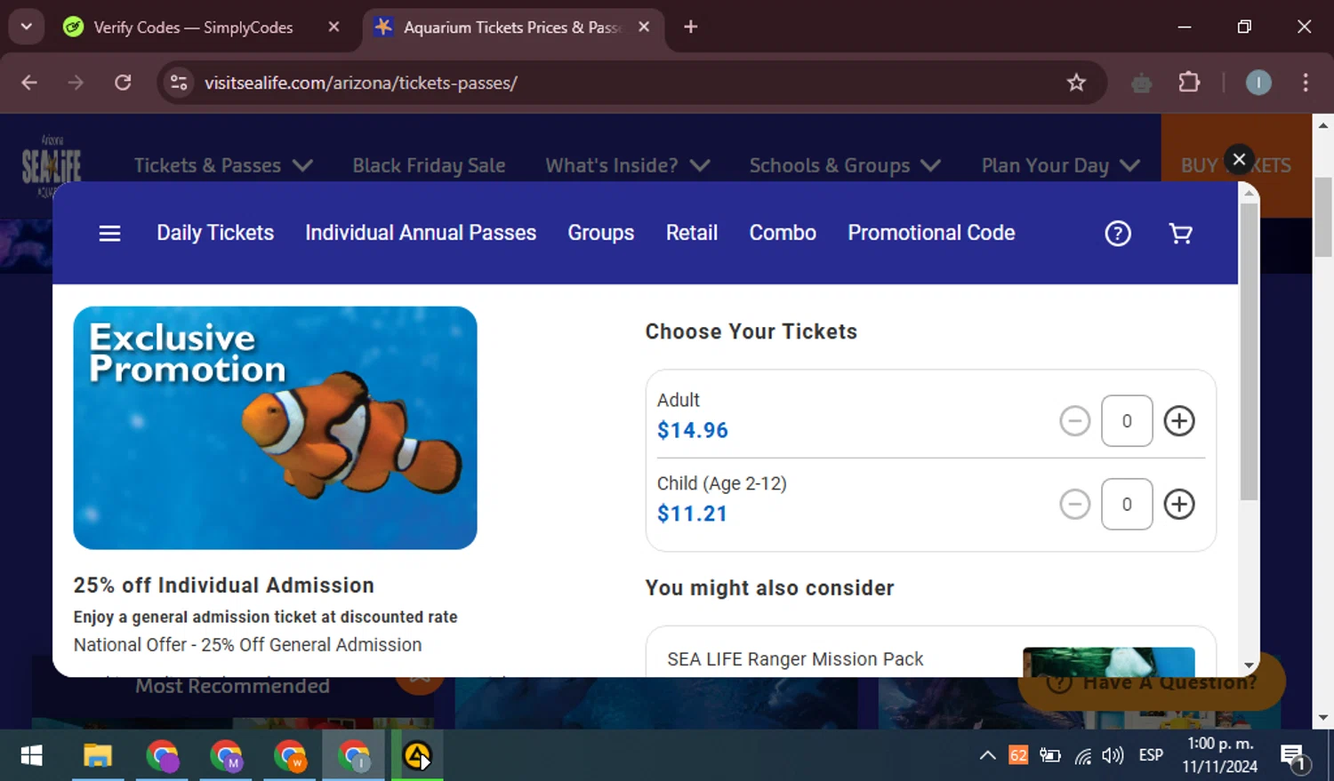 Sea Life Promo Codes - 50% Off | January 2025