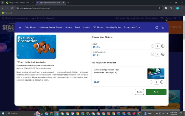 Sea Life Promo Codes - 50% Off | November 2024