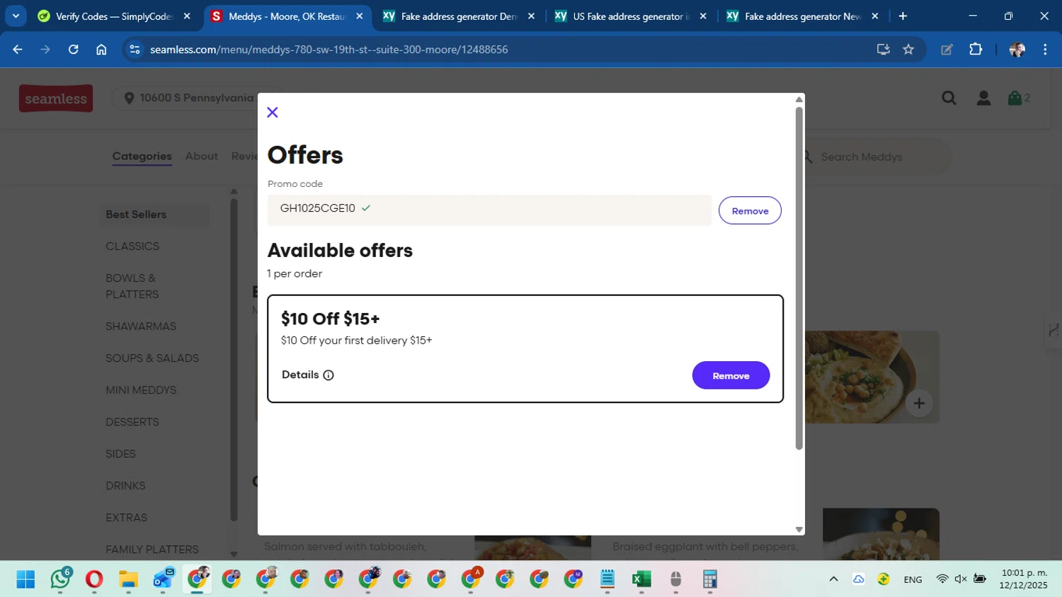 Seamless Promo Codes - $10 Off (1 Verified) Mar 2026