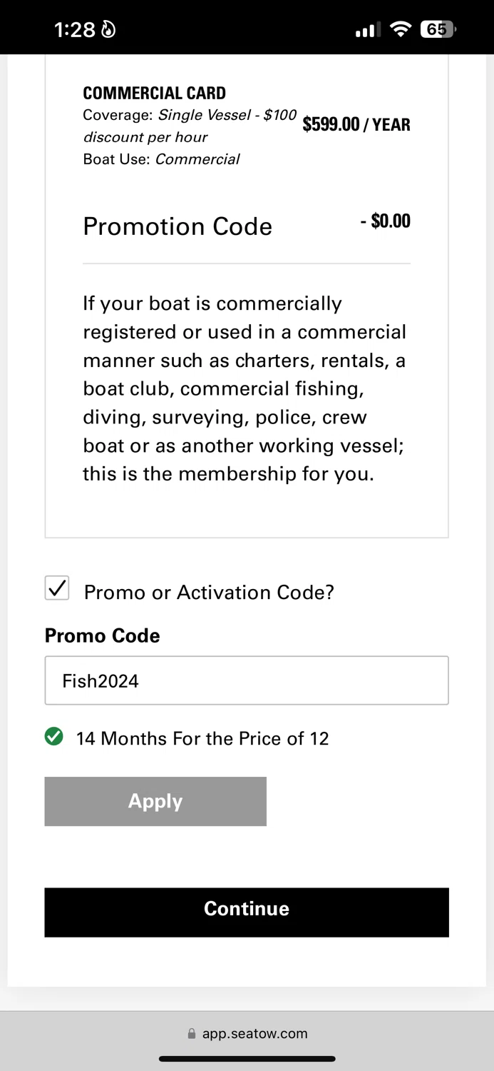 Sea Tow Promo Codes - 10% Off | September 2024