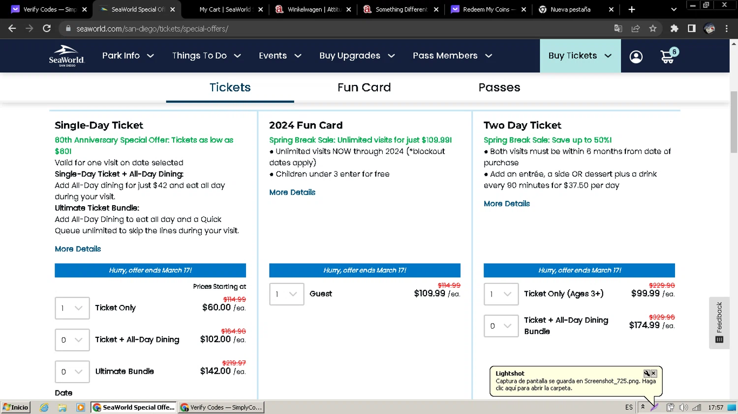 SeaWorld Promo Codes - 50% Off | January 2025