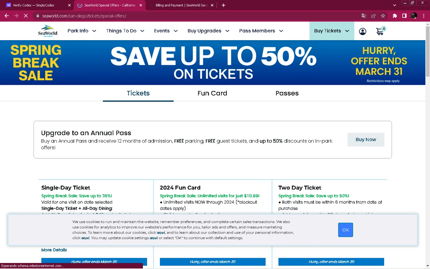 SeaWorld Promo Codes - 50% Off | January 2025