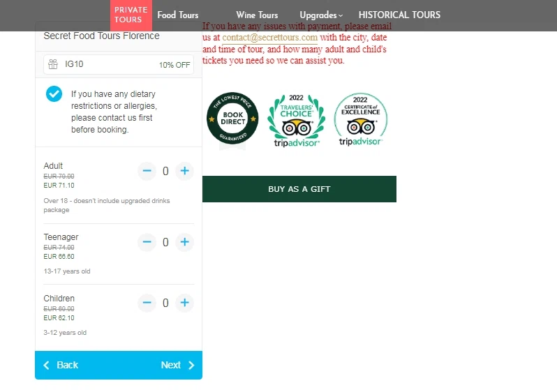 Secret Food Tours Promo Codes June 2026 | 25% Off