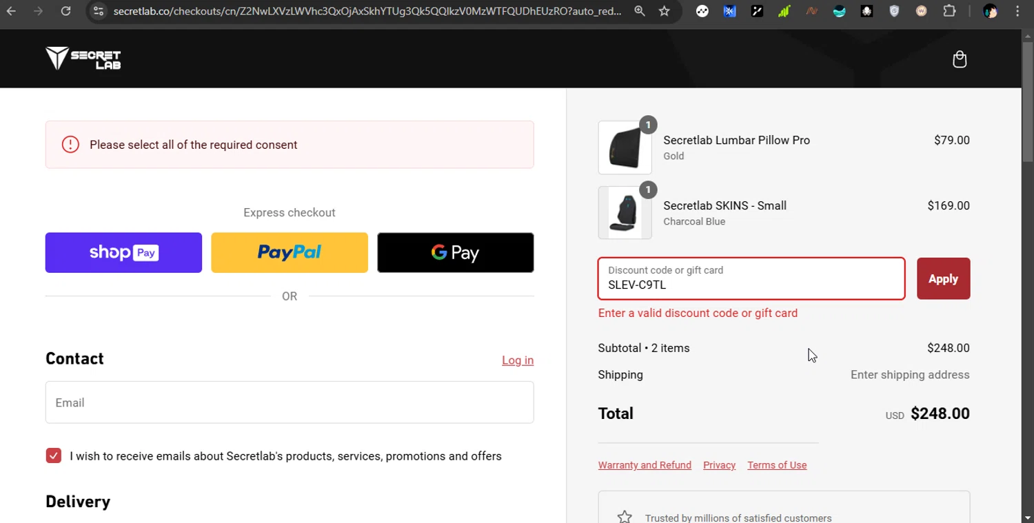 Secretlab Discount Codes - $60 Off | January 2025