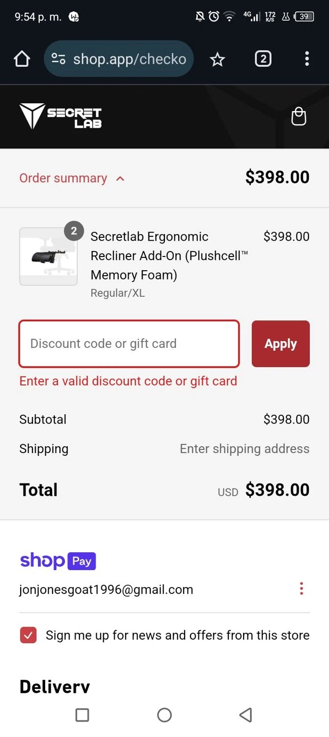 Secretlab Discount Codes (4 Verified) - $60 Off Jan 2025