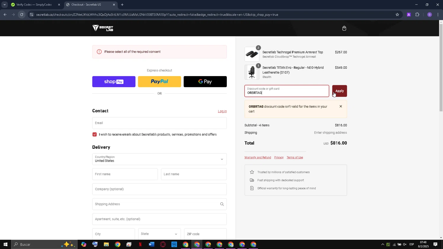 Secretlab Promo Codes (2 Verified) - $60 Off w/Code Jun 2025