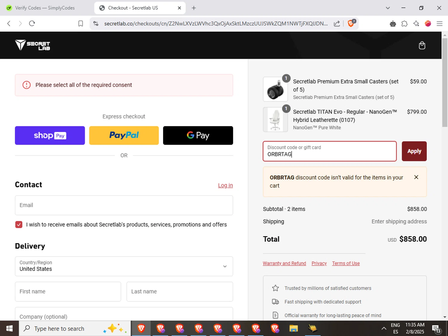 Secretlab Discount Codes (3 Verified) - $60 Off Mar 2025