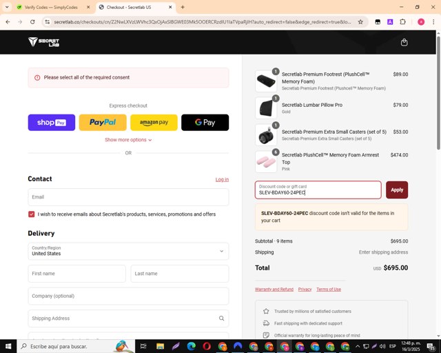 Secretlab Discount Codes (1 Verified) - $60 Off Apr 2025