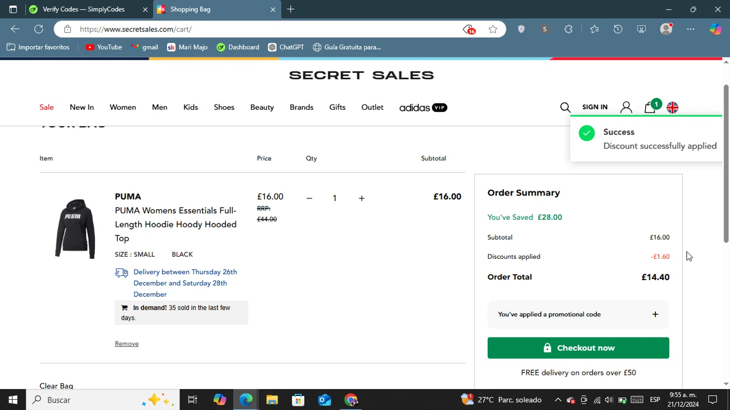 Secret Sales Discount Codes - $1 Off | January 2025