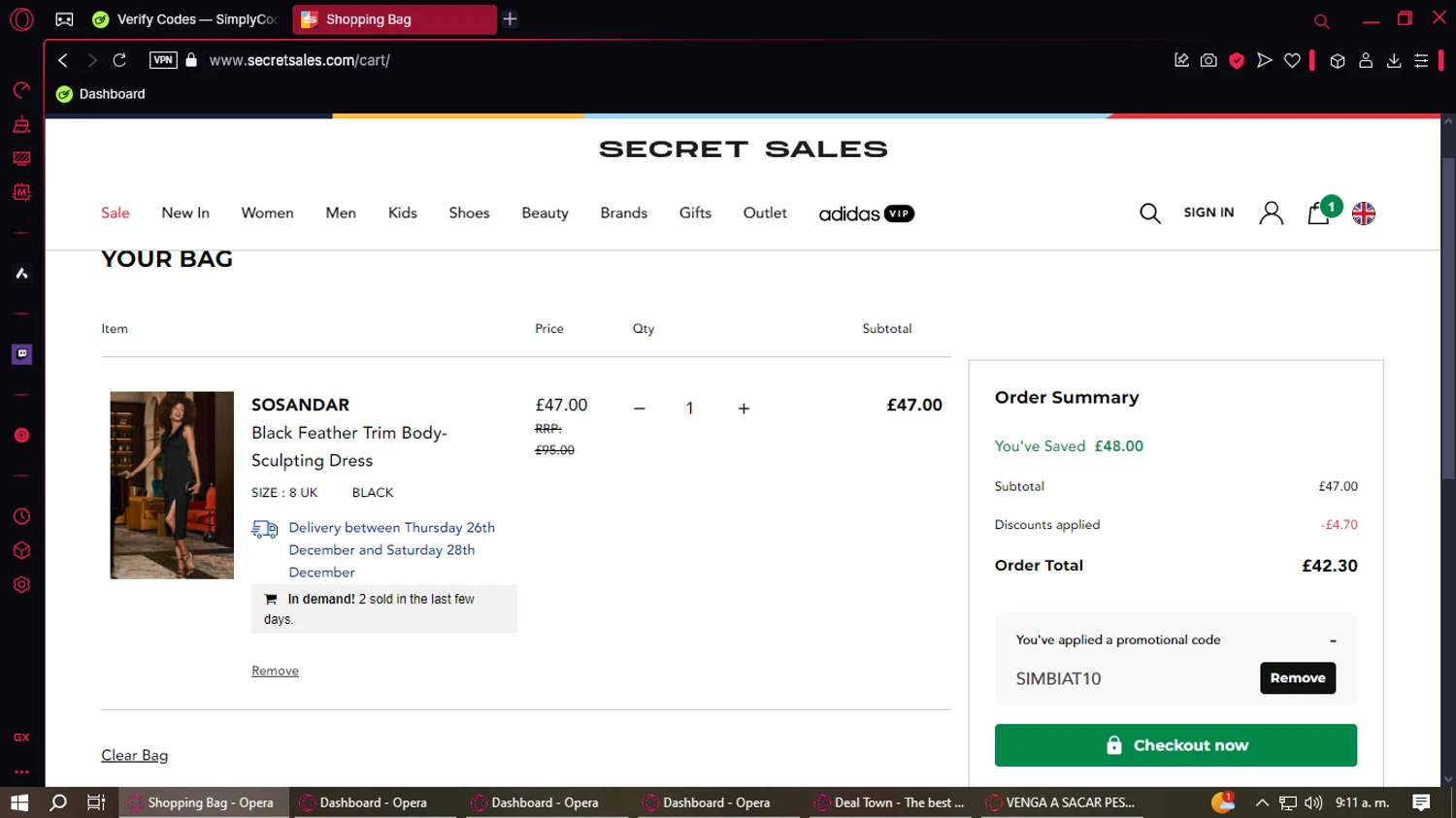 Secret Sales Discount Codes - $1 Off | January 2025