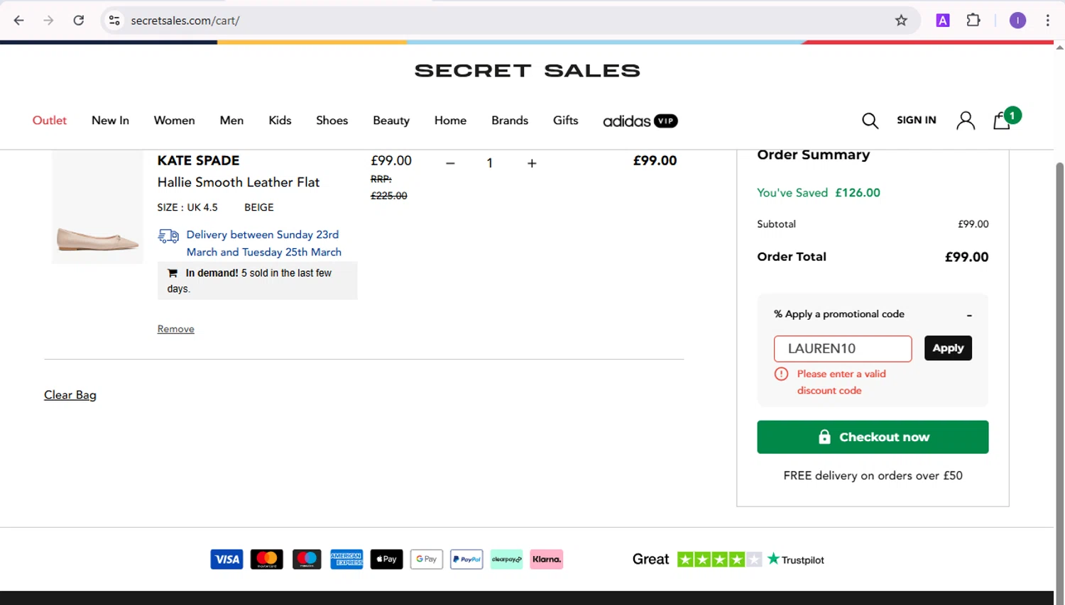 Secret Sales Promo Codes - 10% Off (Verified) Sep 2025