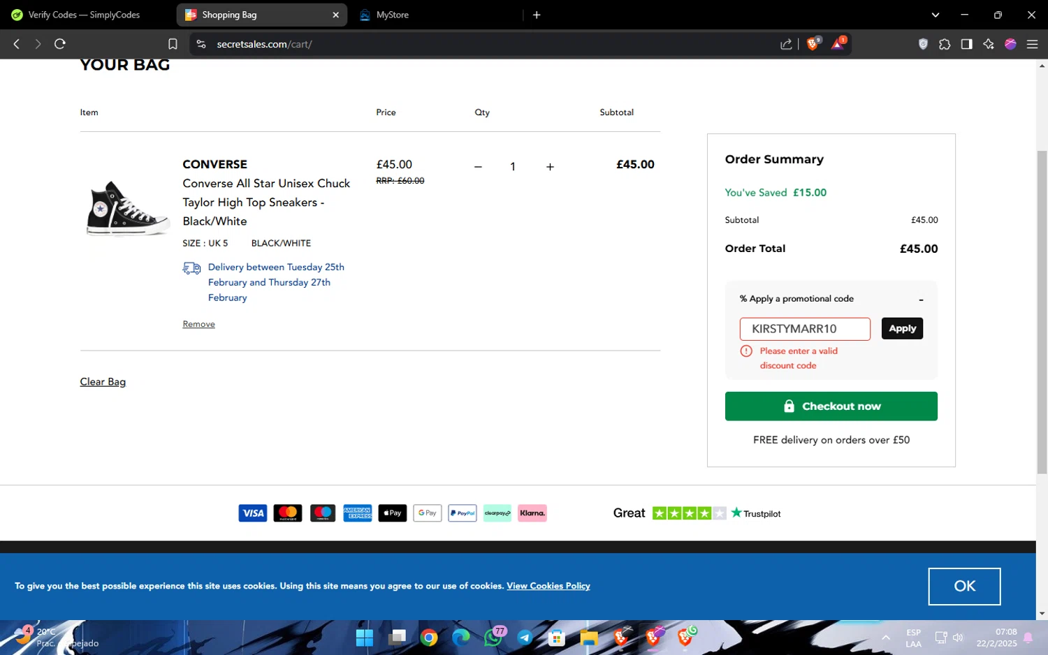 Secret Sales Discount Codes (9 Verified) - 10% Off Mar 2025