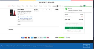 Secret Sales Discount Codes (9 Verified) - 10% Off Apr 2025