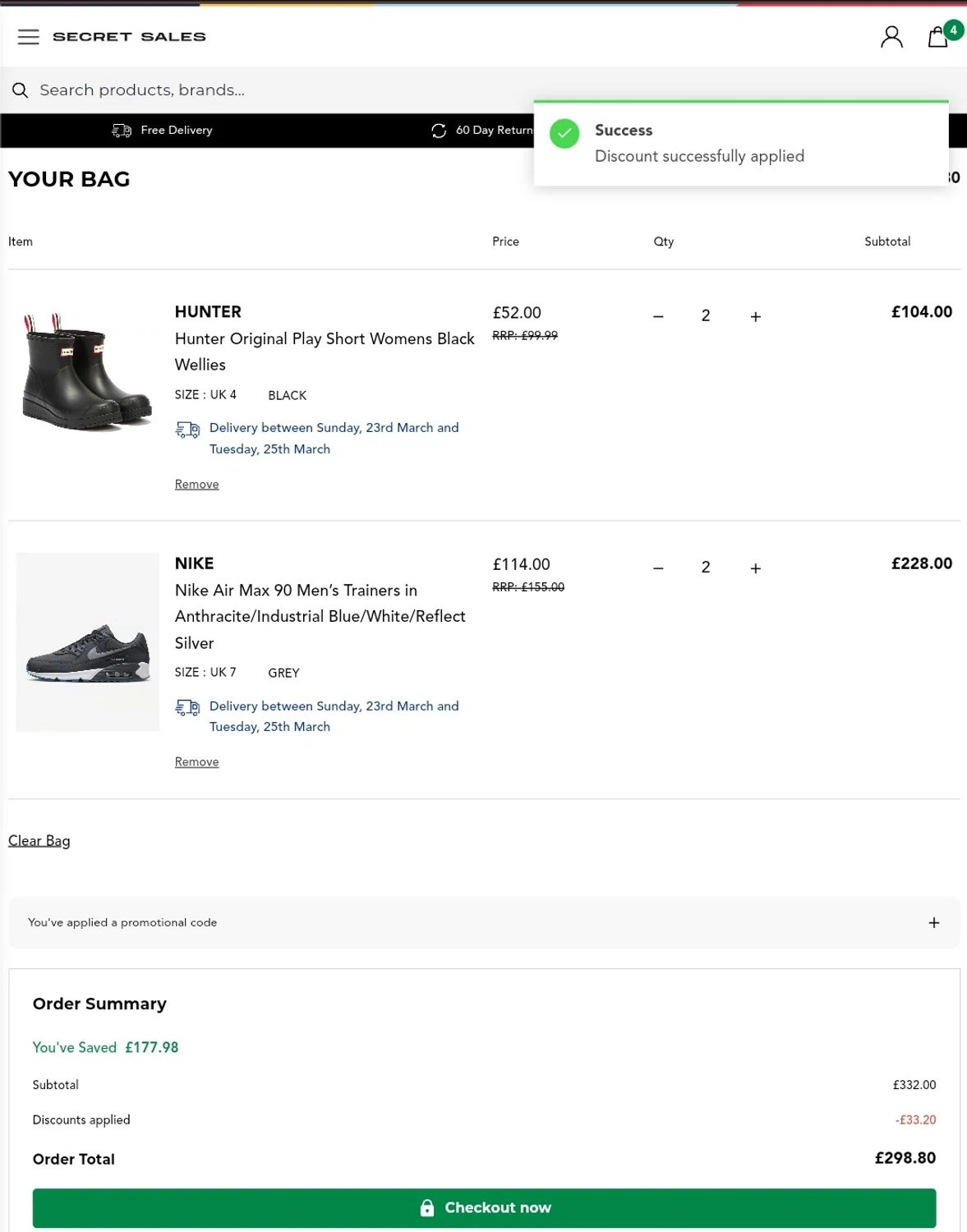 Secret Sales Promo Codes - 10% Off (Verified) Sep 2025