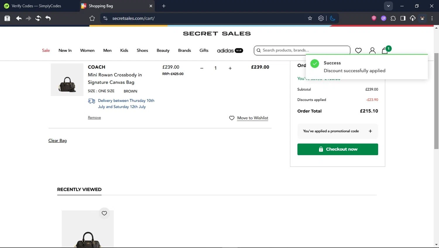 Secret Sales Promo Codes - 10% Off (Verified) Jul 2025