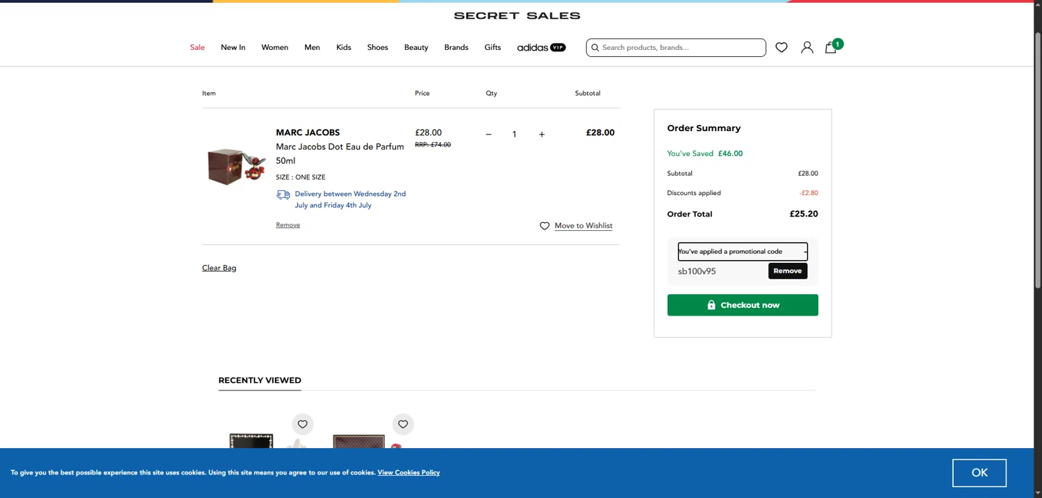 Secret Sales Promo Codes - 10% Off (Verified) Jul 2025