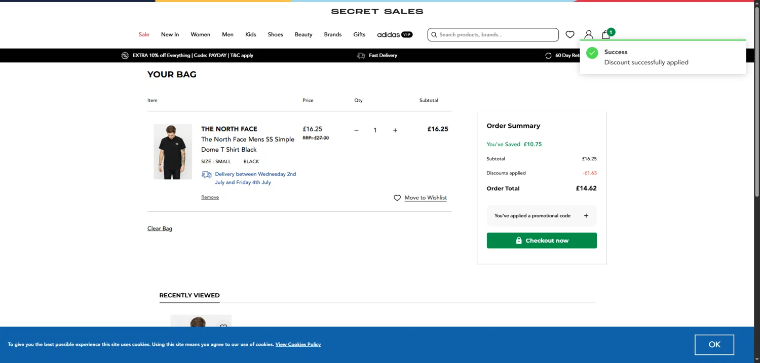 Secret Sales Promo Codes - 10% Off (Verified) Aug 2025